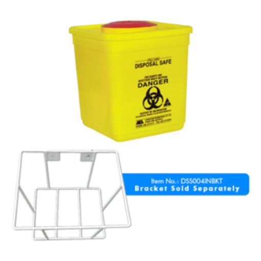Sharps Container 5L Square | Southern Cross Science