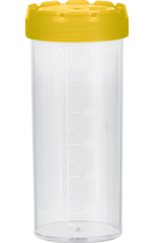 120ml Container Yellow Cap Gamma sterile, 250 per Carton | Southern ...