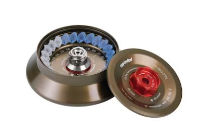 Rotor FA-24x2-PTFE, aerosol-tight, incl. rotor lid, PTFE coated, for 24 ...