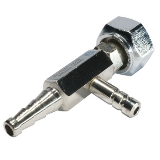 Filter Pump tap fitting, brass non-return valve, provides vacuum ...